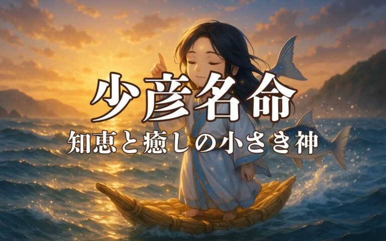 少彦名命とは？知恵と癒しを授けた“小さき神”の神話とご利益を解説